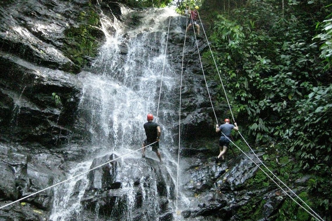 Waterfall Rappelling at Indian Waterfalls