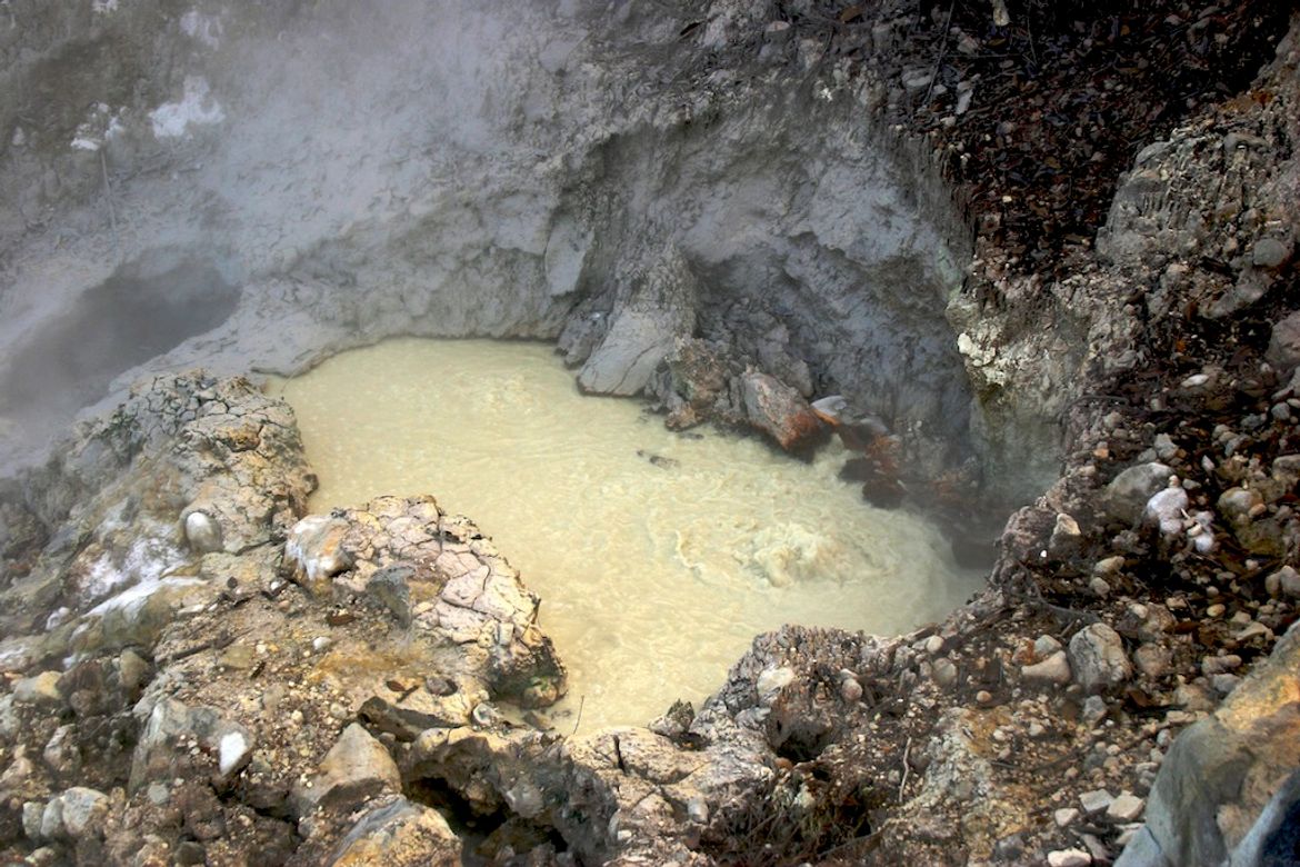 Boiling Sulfur Springs at Miravalles